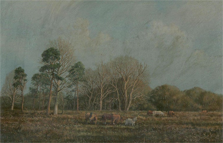 Nicholas Mace - Nicholas Mace (b.1949) - 1983 Oil, Horses of the New ...