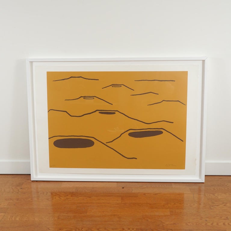 Nicholas Monro, "Craters" Signed Screen Print For Sale at 1stDibs