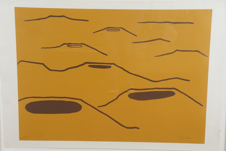 Nicholas Monro, "Craters" Signed Screen Print For Sale at 1stDibs