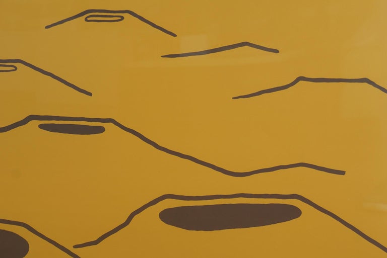 Nicholas Monro, "Craters" Signed Screen Print For Sale at 1stDibs