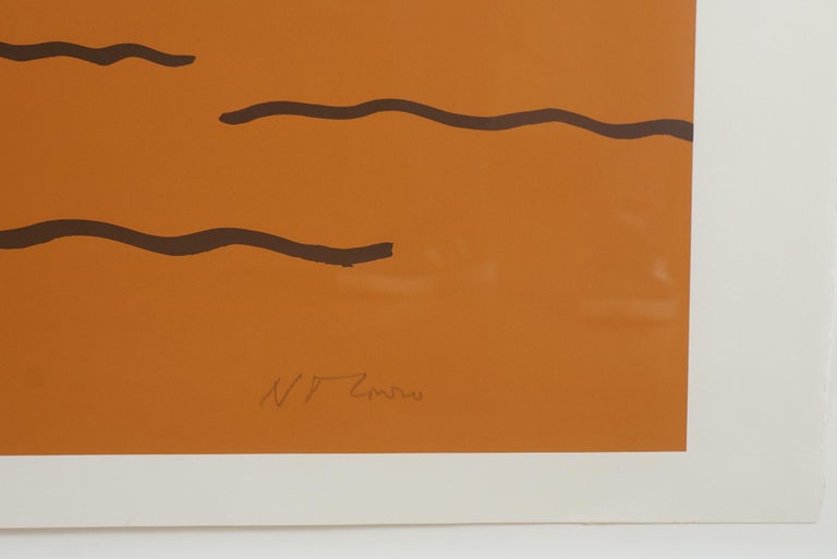 Nicholas Monro, "The Flood" Signed Screen Print For Sale at 1stDibs