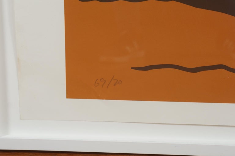 Nicholas Monro, "The Flood" Signed Screen Print For Sale at 1stDibs