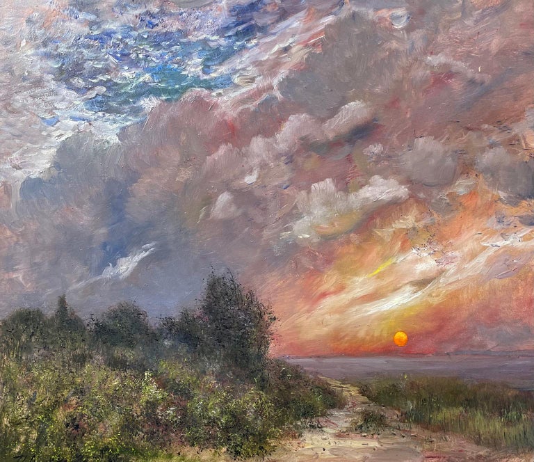 Nicholas Oberling - Oldfield Beach Sunset on Long Island, New York For ...