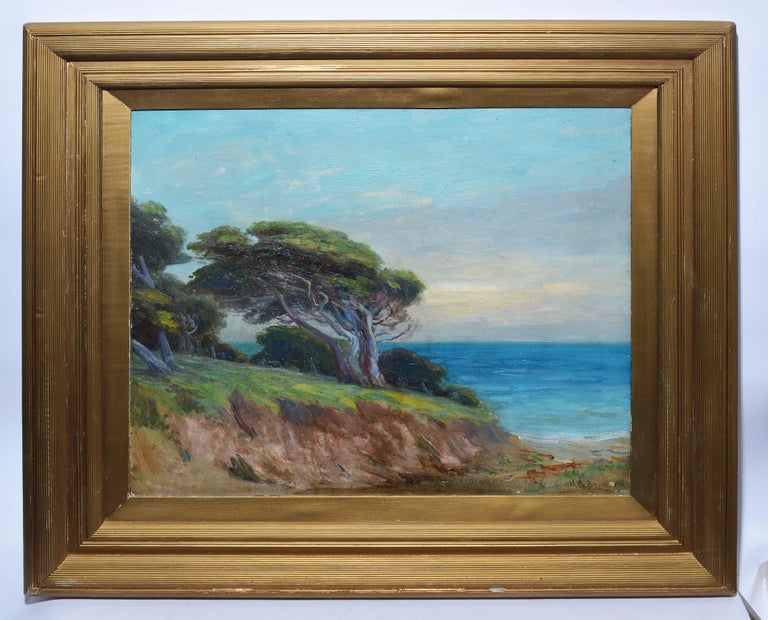 Nicholas Richard Brewer - Antique Impressionist 19th Century Coastal ...