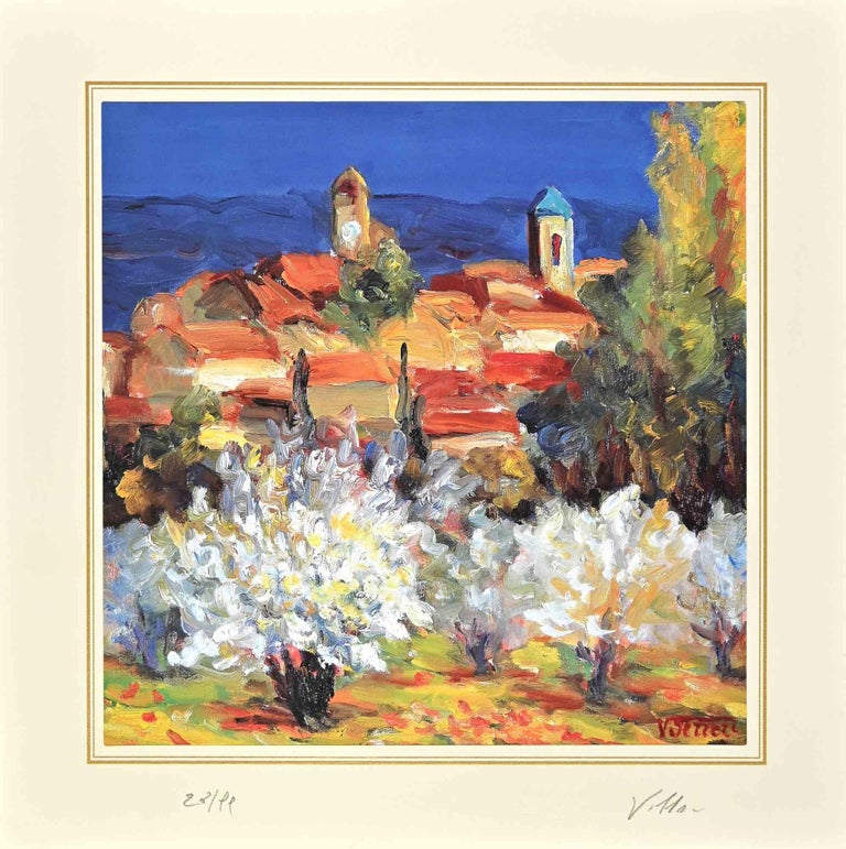Landscape - Lithograph attr. to Nicholas Verrall - 1980s For Sale at ...