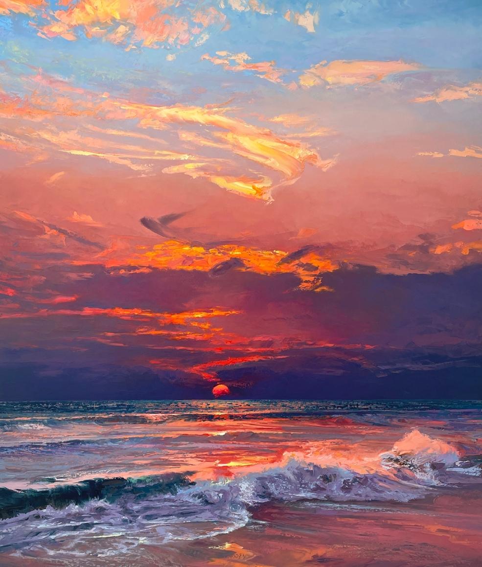 Nicholas Vivian - Amazing - expressionist seascape vivid colour ...