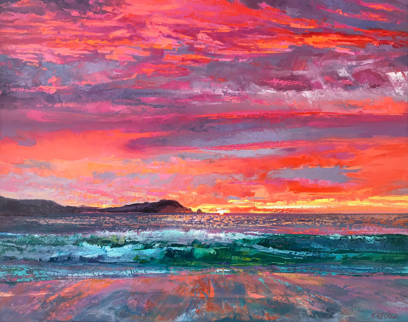 Nicholas Vivian - Skyscape XIV - paysage expressionniste paysagiste aux ...