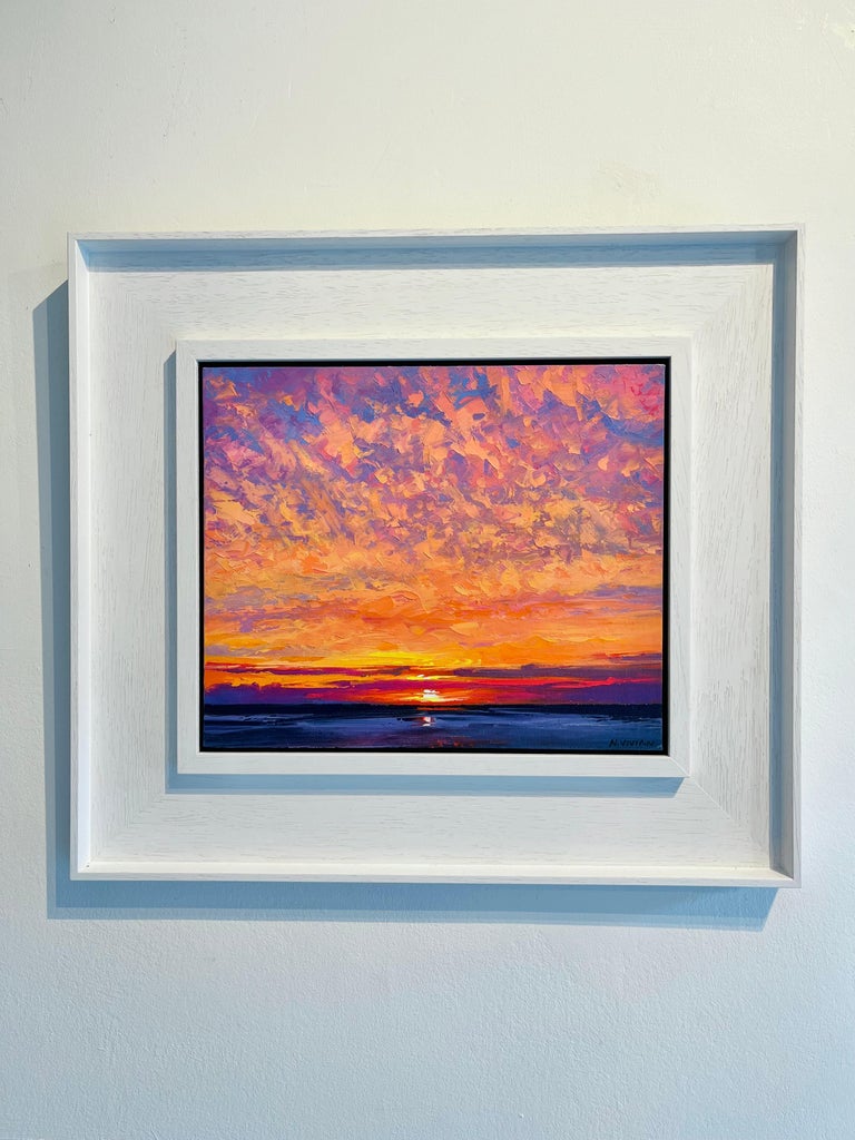 Nicholas Vivian - Skyscape XIV - expressionist landscape vivid colour ...