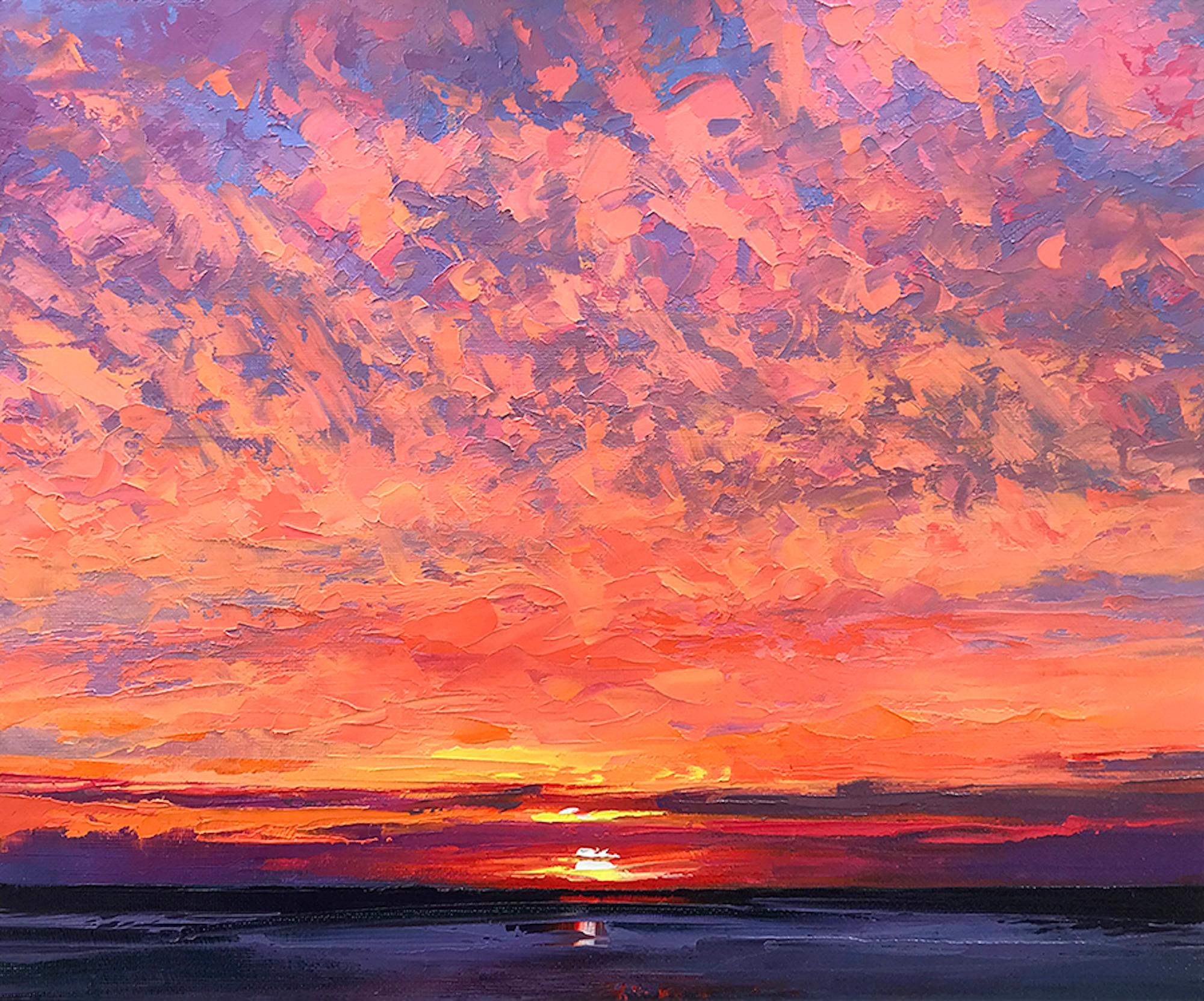 Nicholas Vivian - Fifty Shades of Pink - paysage expressionniste aux ...