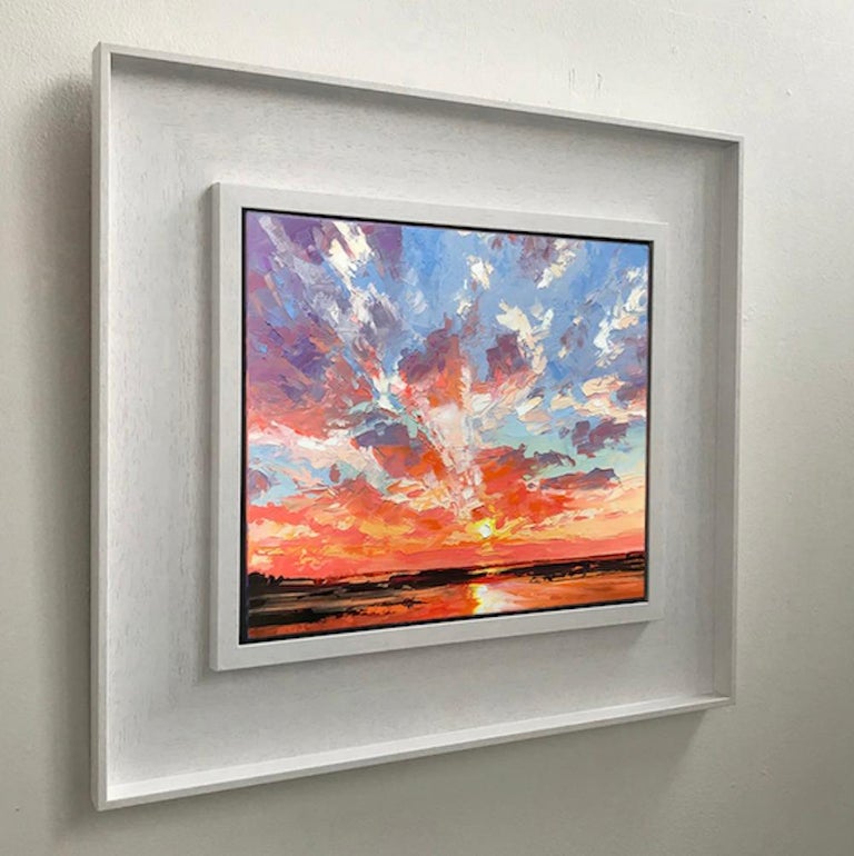 Nicholas Vivian - Skyscape XVII - expressionist landscape vivid colour ...