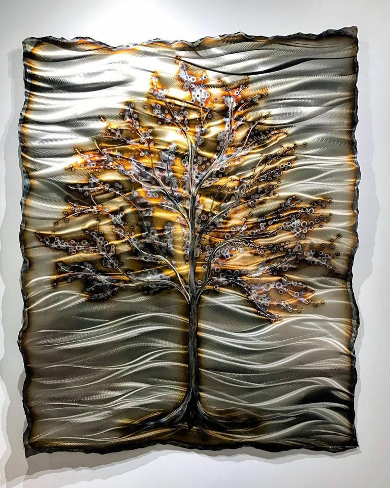 Nicholas Yust - Nicholas Yust Torched Metal Contemporary Abstract ...