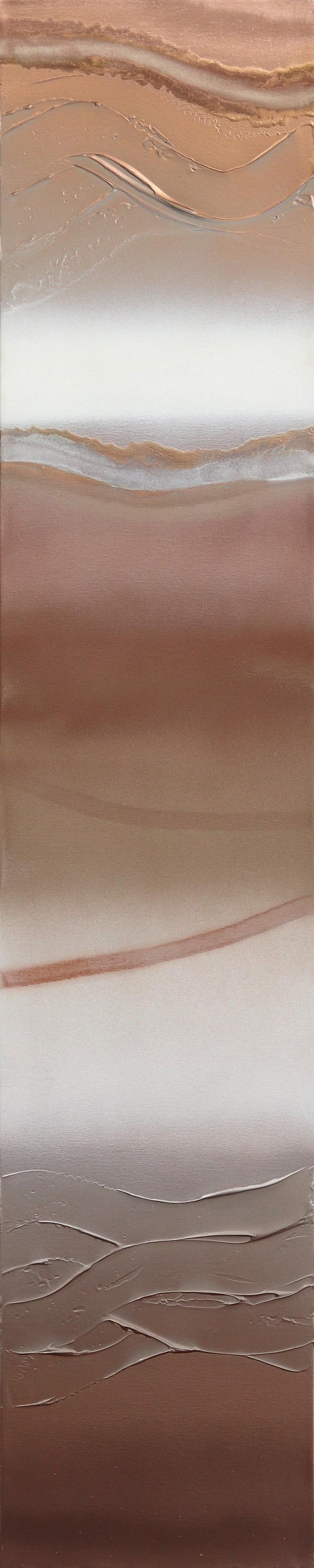 Nichole McDaniel - Champagne Toast 2 - Vertical Abstract Artwork For ...