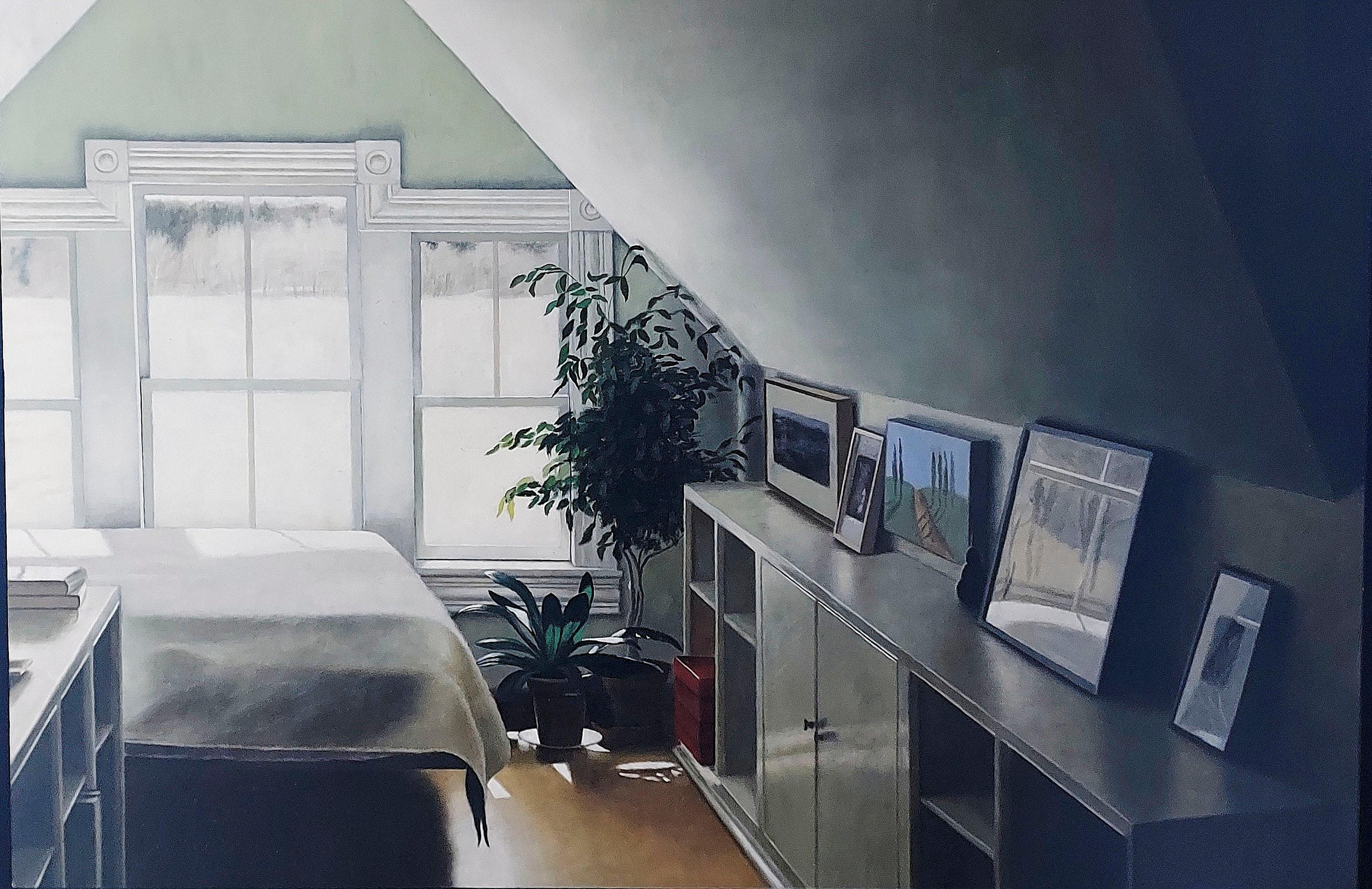 Nick Patten - A Hall with a Hirst For Sale at 1stDibs