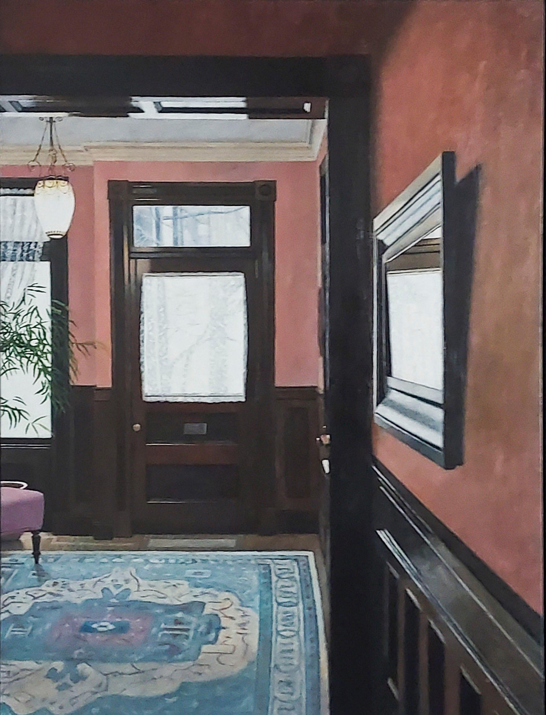 Nick Patten - A Hall with a Hirst For Sale at 1stDibs