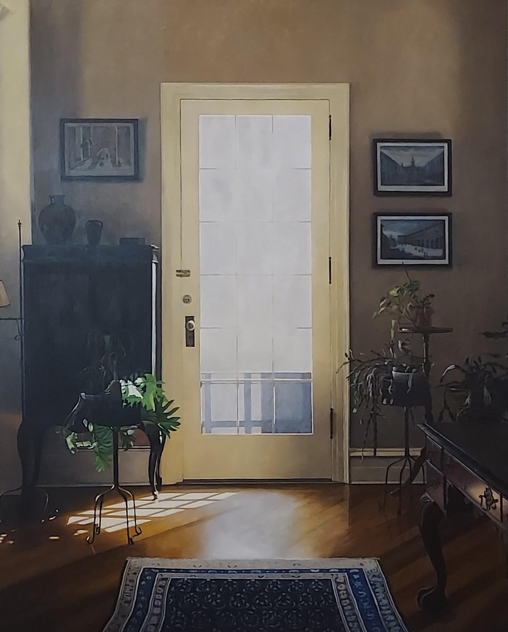 Nick Patten - A Hall with a Hirst For Sale at 1stDibs