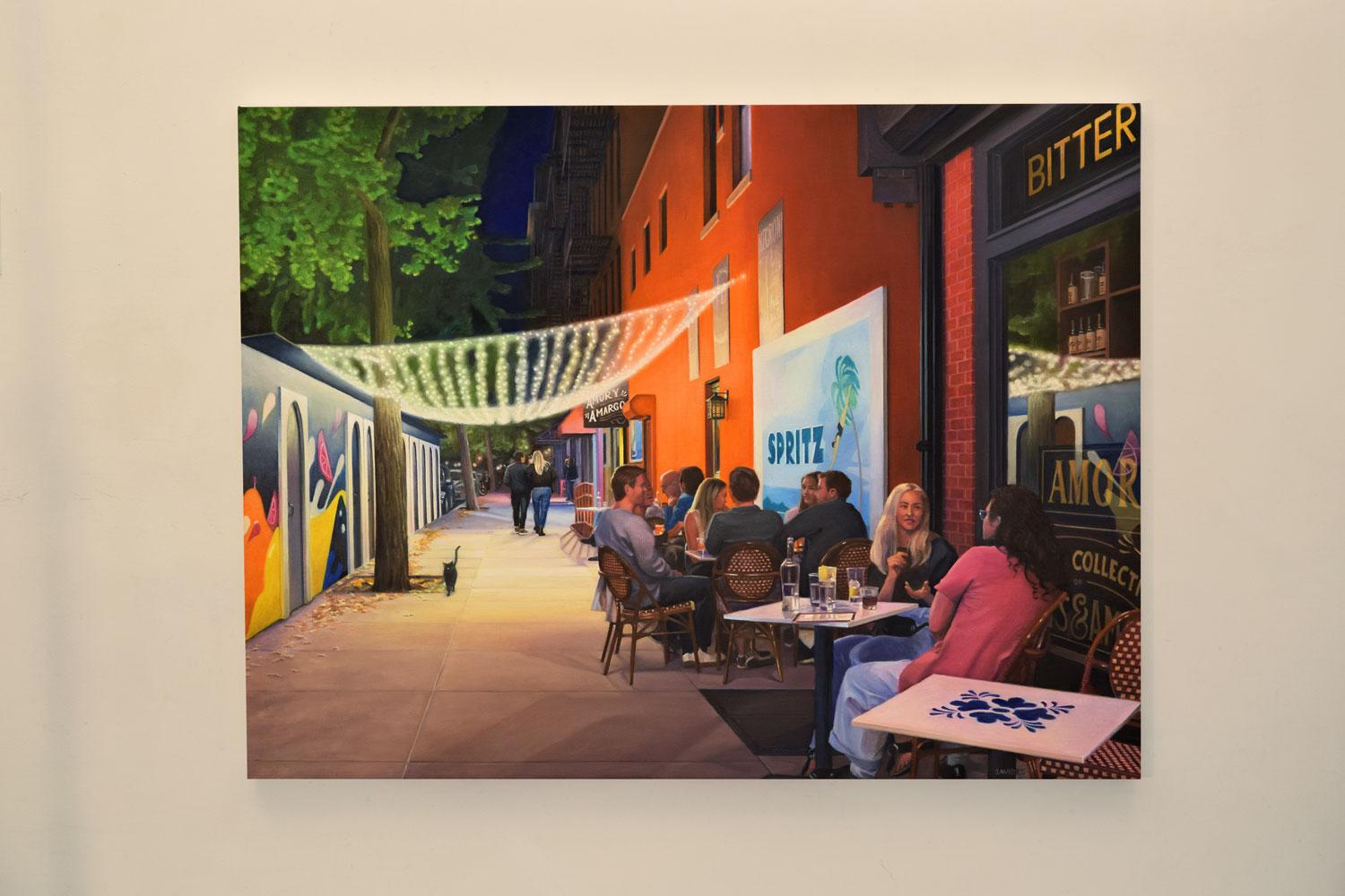 Nick Savides - Love and Bitter, Oil Painting For Sale at 1stDibs