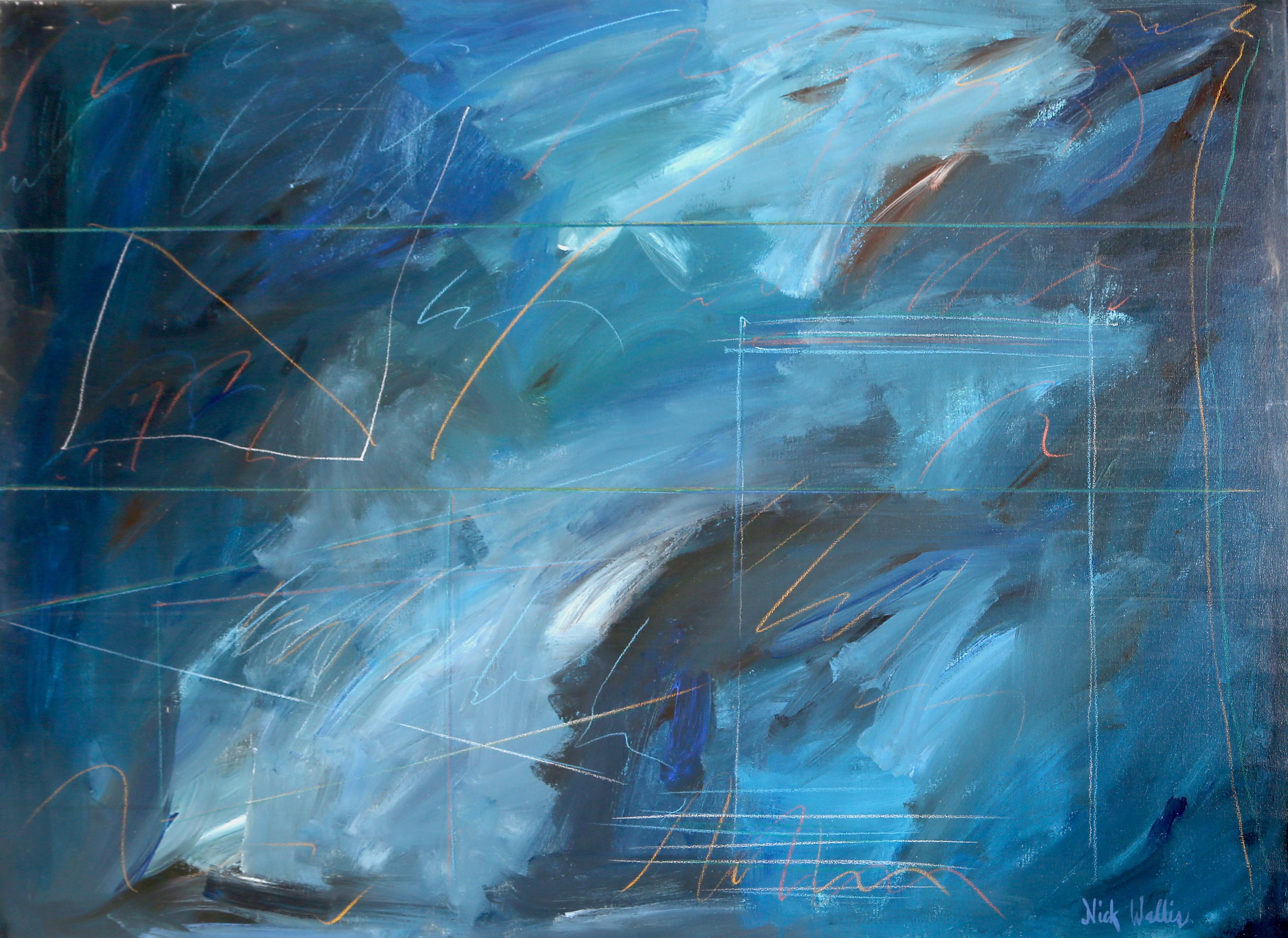 Nick Wallis - More Afterthoughts 8, Large Abstract Painting by Nick ...
