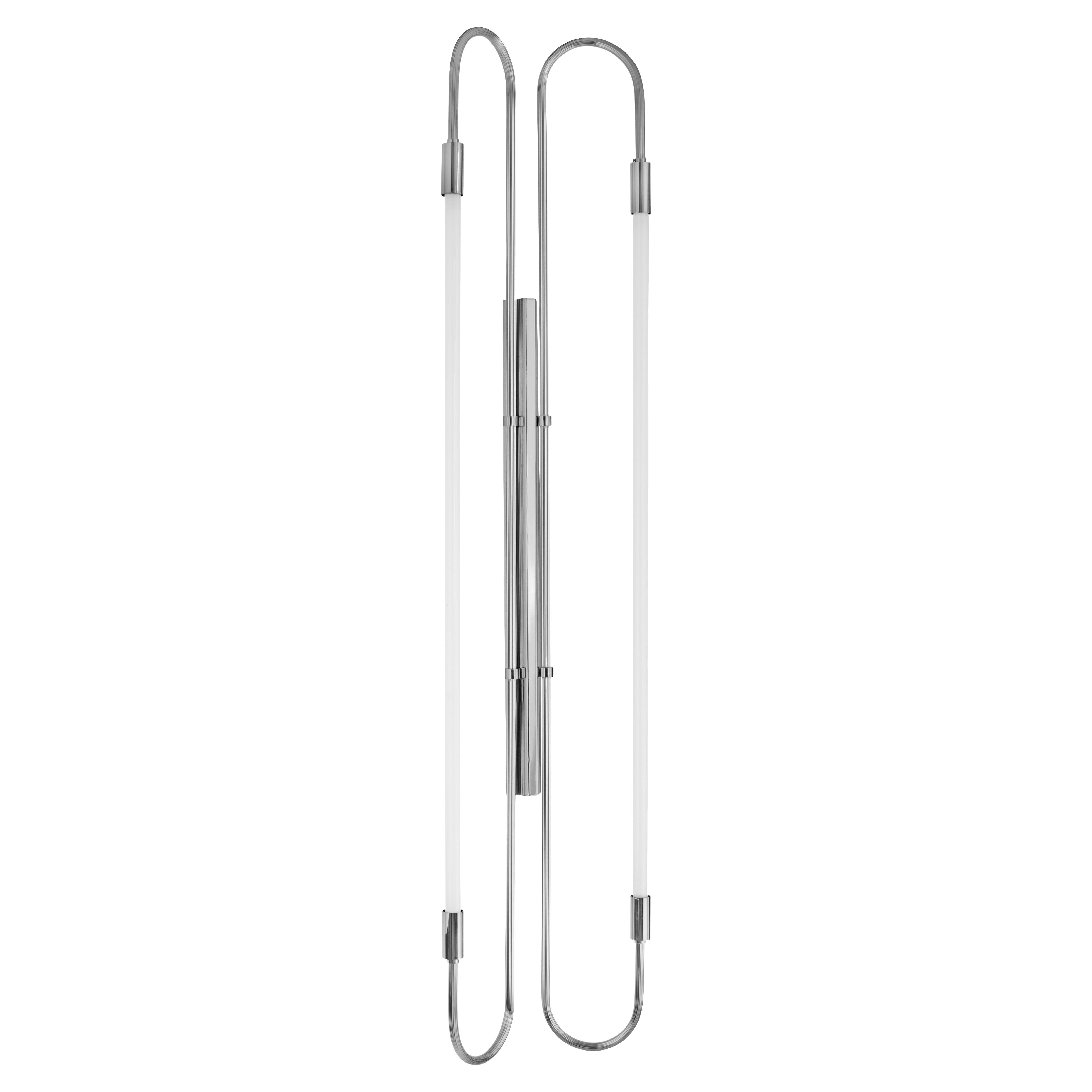 Lumina Matrix Mono Wall Lamp in Brushed Nickel by Yaacov Kaufman For ...