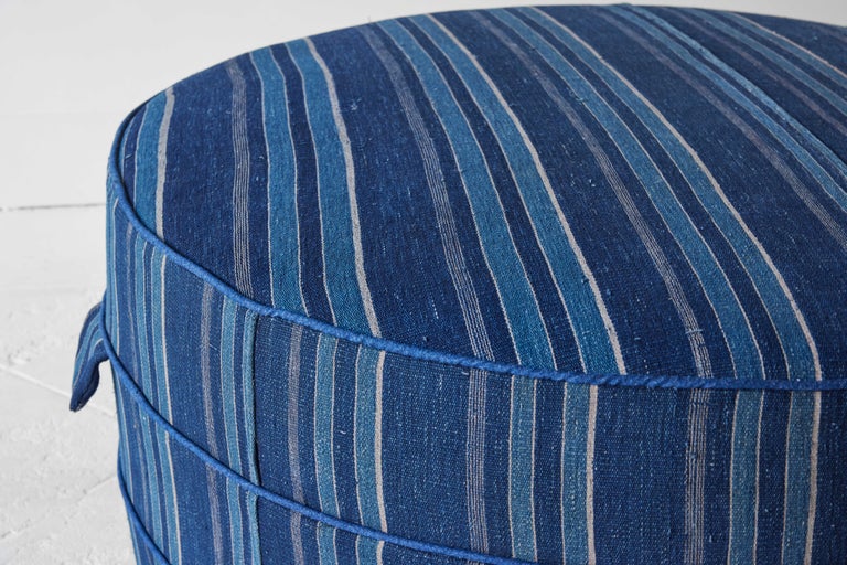 Nickey Kehoe Collection Large Round Hassock at 1stDibs | nickey kehoe ...