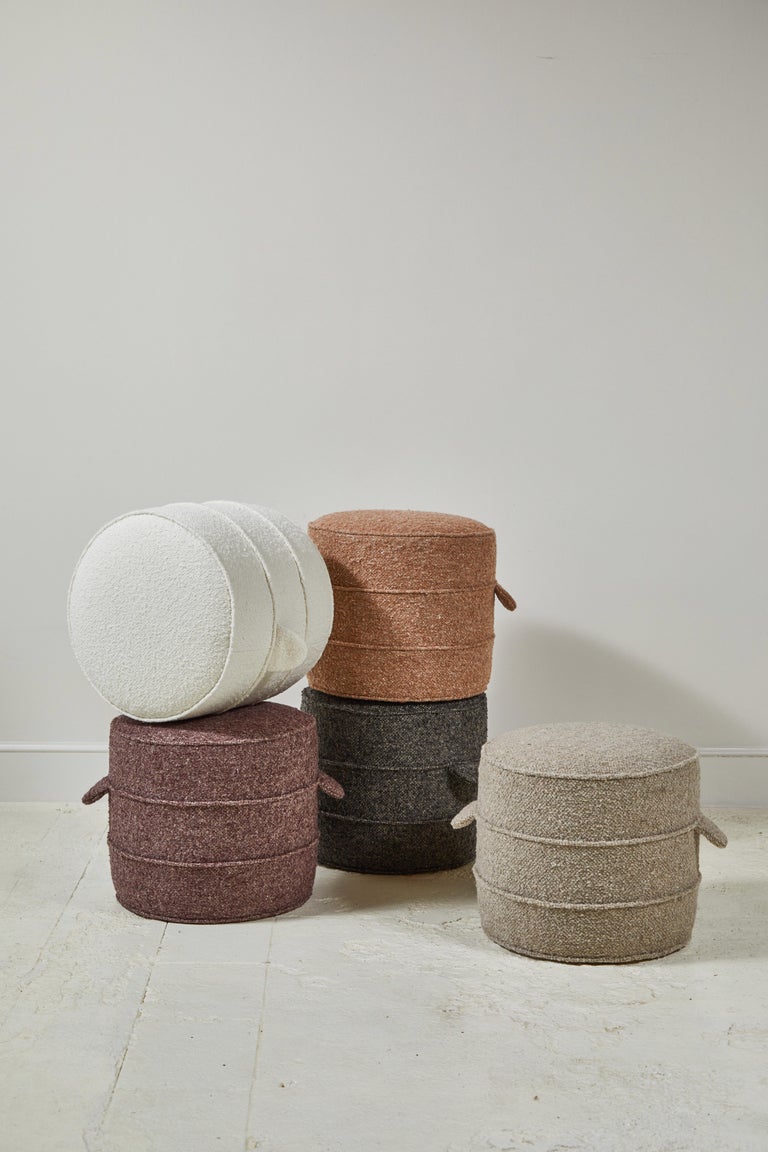 Nickey Kehoe Collection Round Hassock at 1stDibs