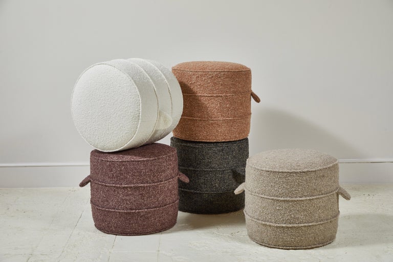 Nickey Kehoe Collection Round Hassock at 1stDibs