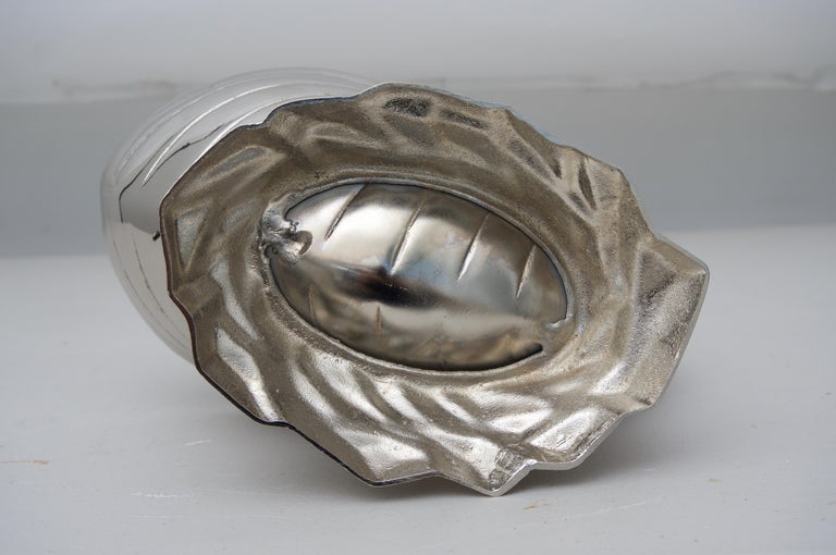 Nickle-Plated Nautilus Shell Cachepot at 1stDibs