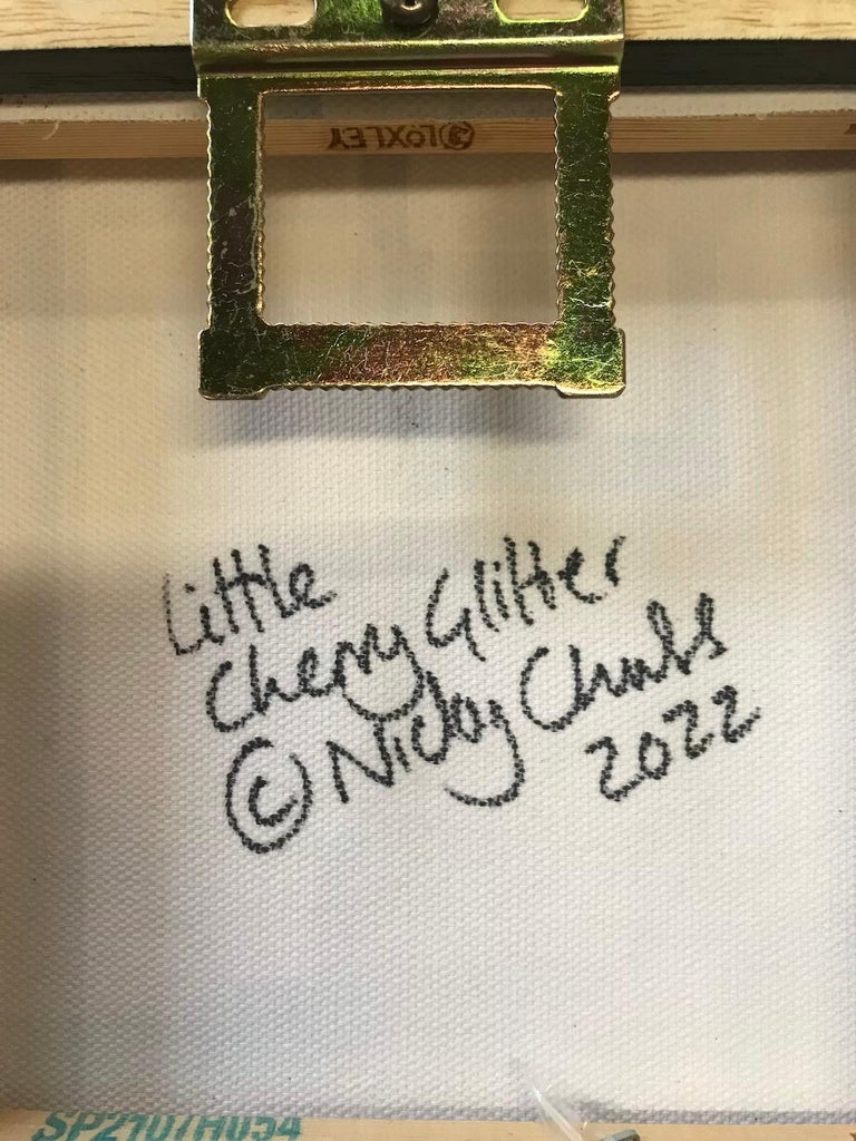 Nicky Chubb - Little Cherry Glitter by Nicky Chubb, Miniature Tree Art ...