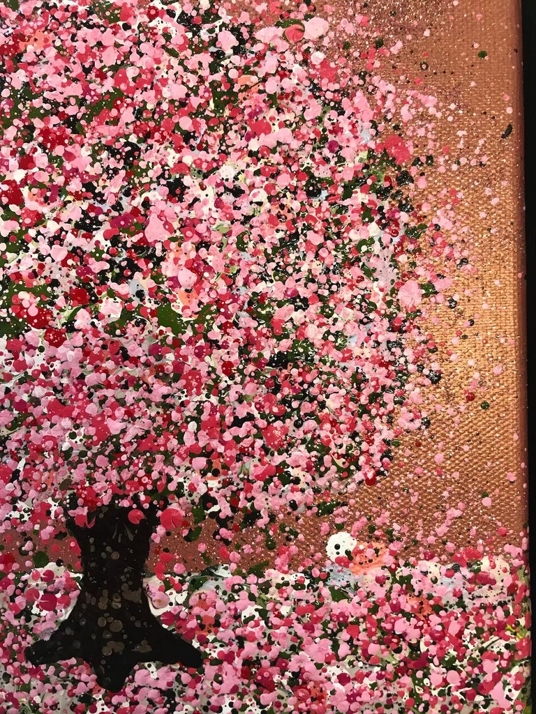 Nicky Chubb - Little Cherry Glitter by Nicky Chubb, Miniature Tree Art ...