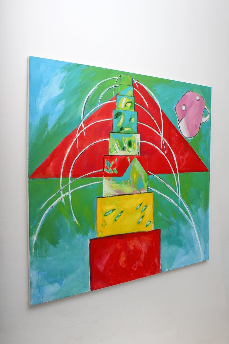 Nicky Marais - Elisia’s Pink Welding Helmet, Nicky Marais, Acrylic ...