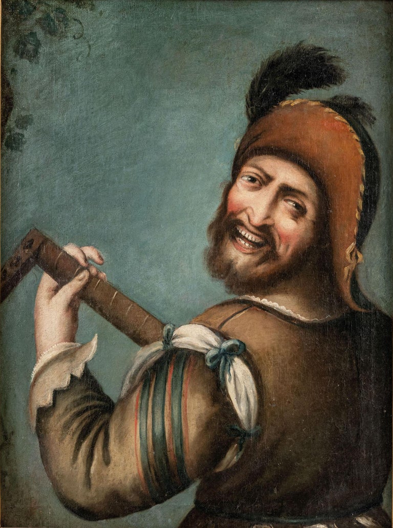 Lute Player Music Frangipane Paint Oil on canvas 16th Century Old ...