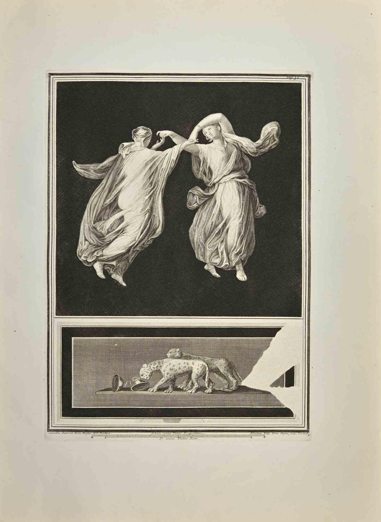 Nicola Billy - Dance Fresco - Etching by Nicola Billy - 18th Century ...