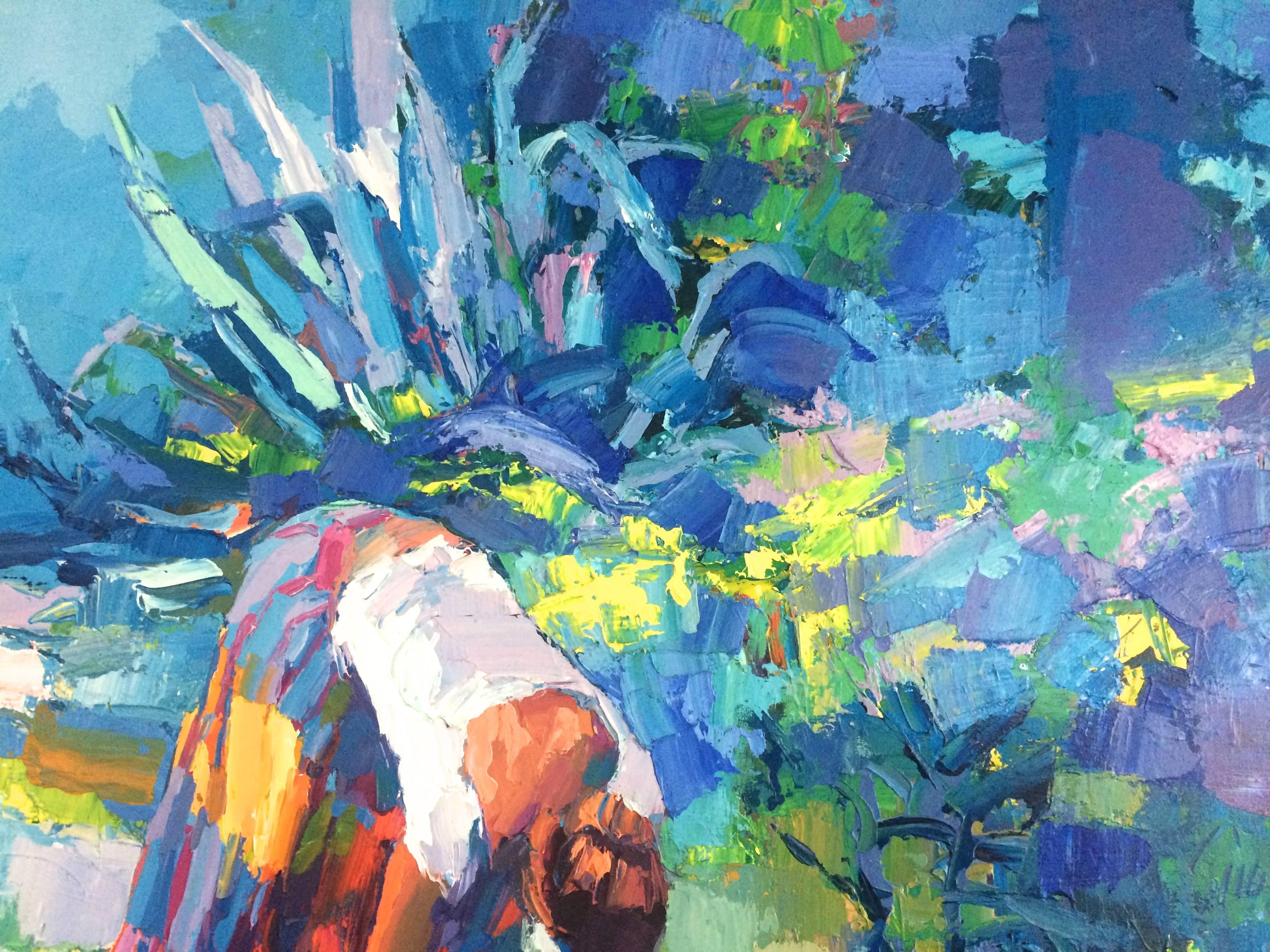 Nicola Simbari - Blue Sky at 1stDibs | nicola simbari paintings for ...