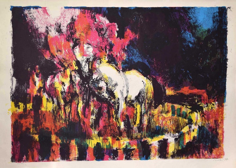 Nicola Simbari - The Circus - Original Lithograph by Nicola Simbari ...