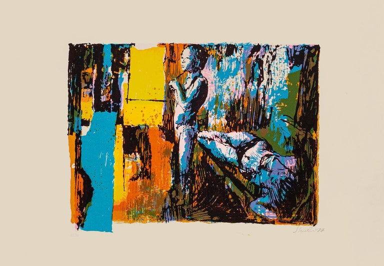 Nicola Simbari - Woman - Screen Print by Nicola Simbari - 1975 For Sale ...