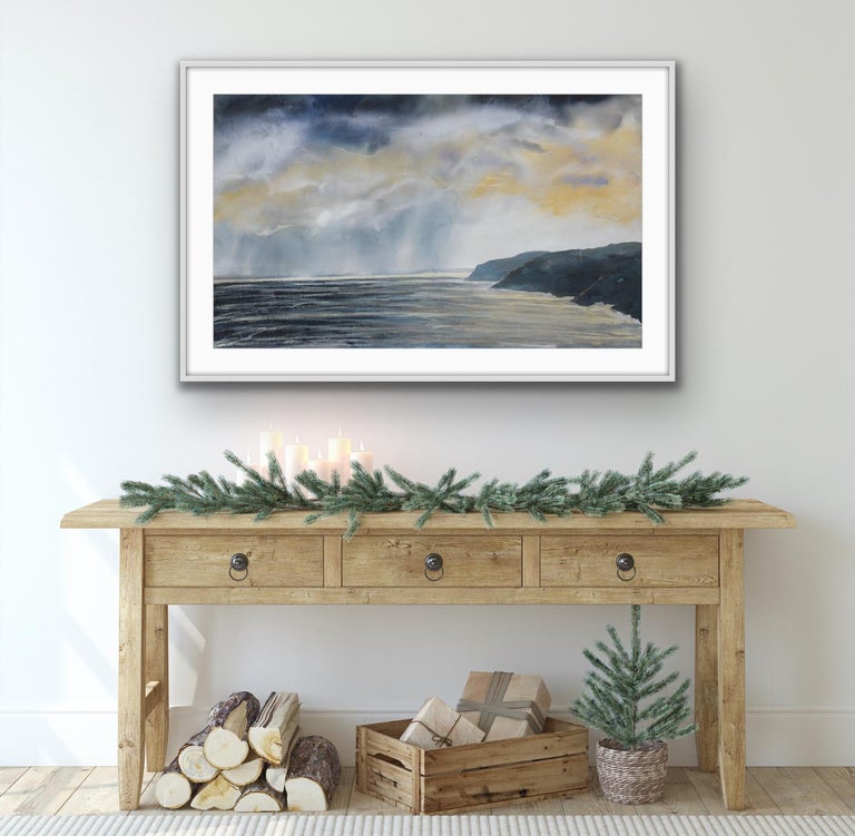 Nicola Wiehahn - Golden Storm, Nicola Wiehahn, Original Painting ...