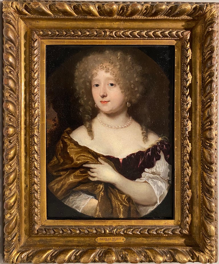 Nicolaes Maes - 17th century Dutch old master portrait of a noble lady ...