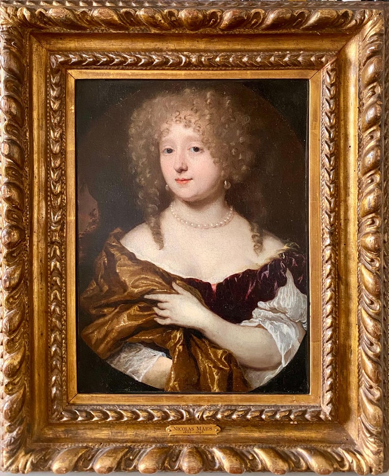 Nicolaes Maes - 17th century portrait of a lady For Sale at 1stDibs