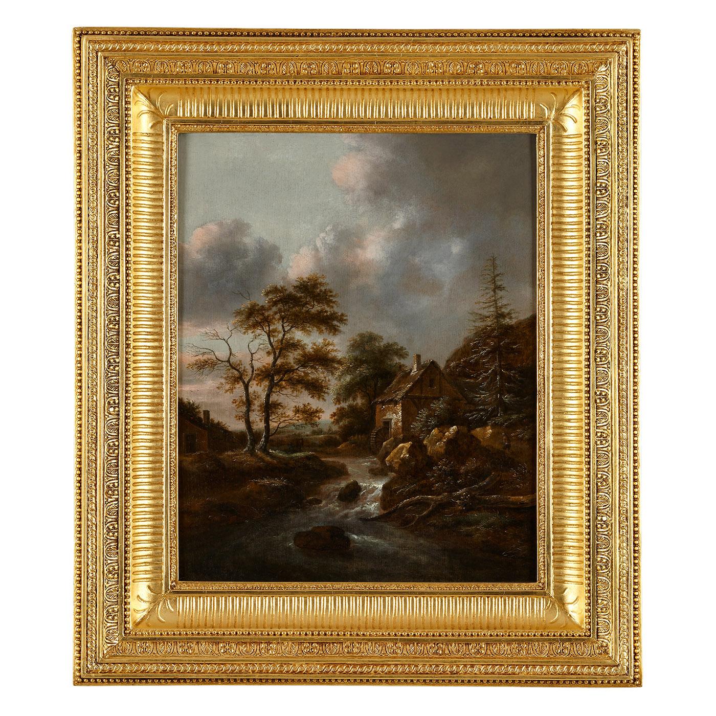 Pieter Bout - Oil Painting of Landscape with 'The Papal Palace at ...