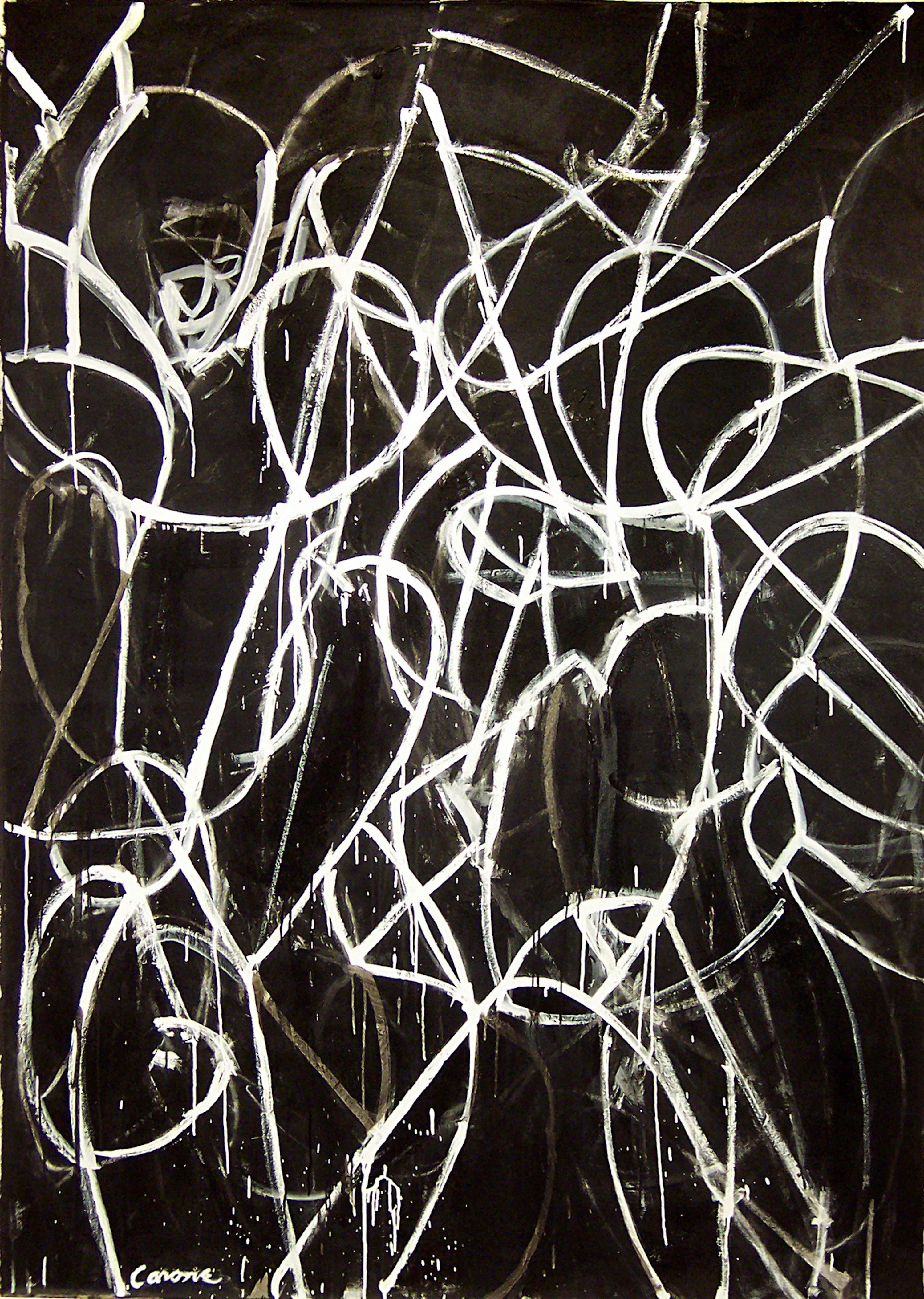 Nicolas Carone - Nicolas Carone, In Orbit, abstract acrylic painting ...