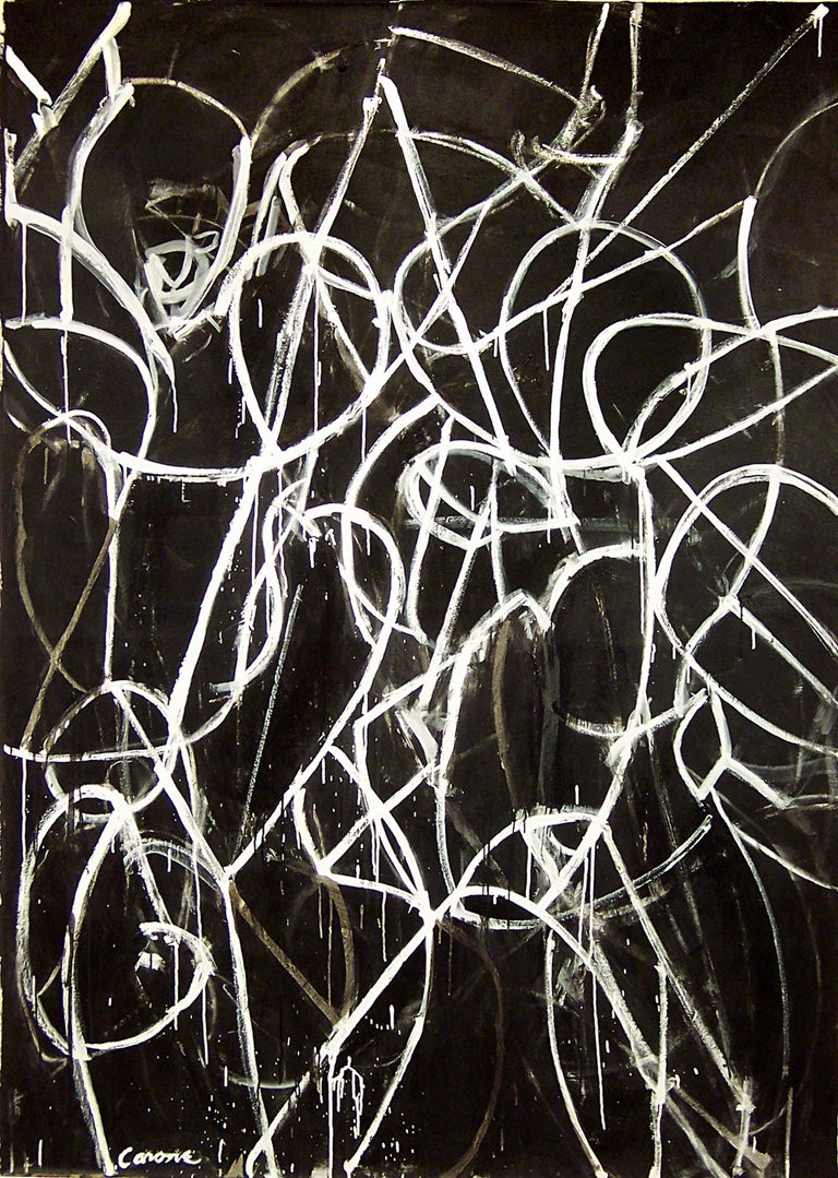 Nicolas Carone - Nicolas Carone, In Orbit, abstract acrylic painting ...