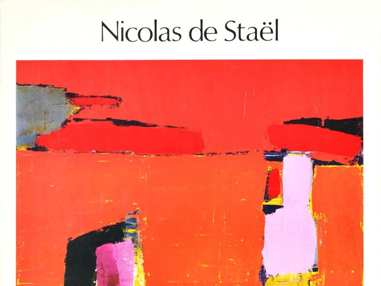 Nicolas de Staël - Original Vintage Abstract Art Exhibition Poster ...