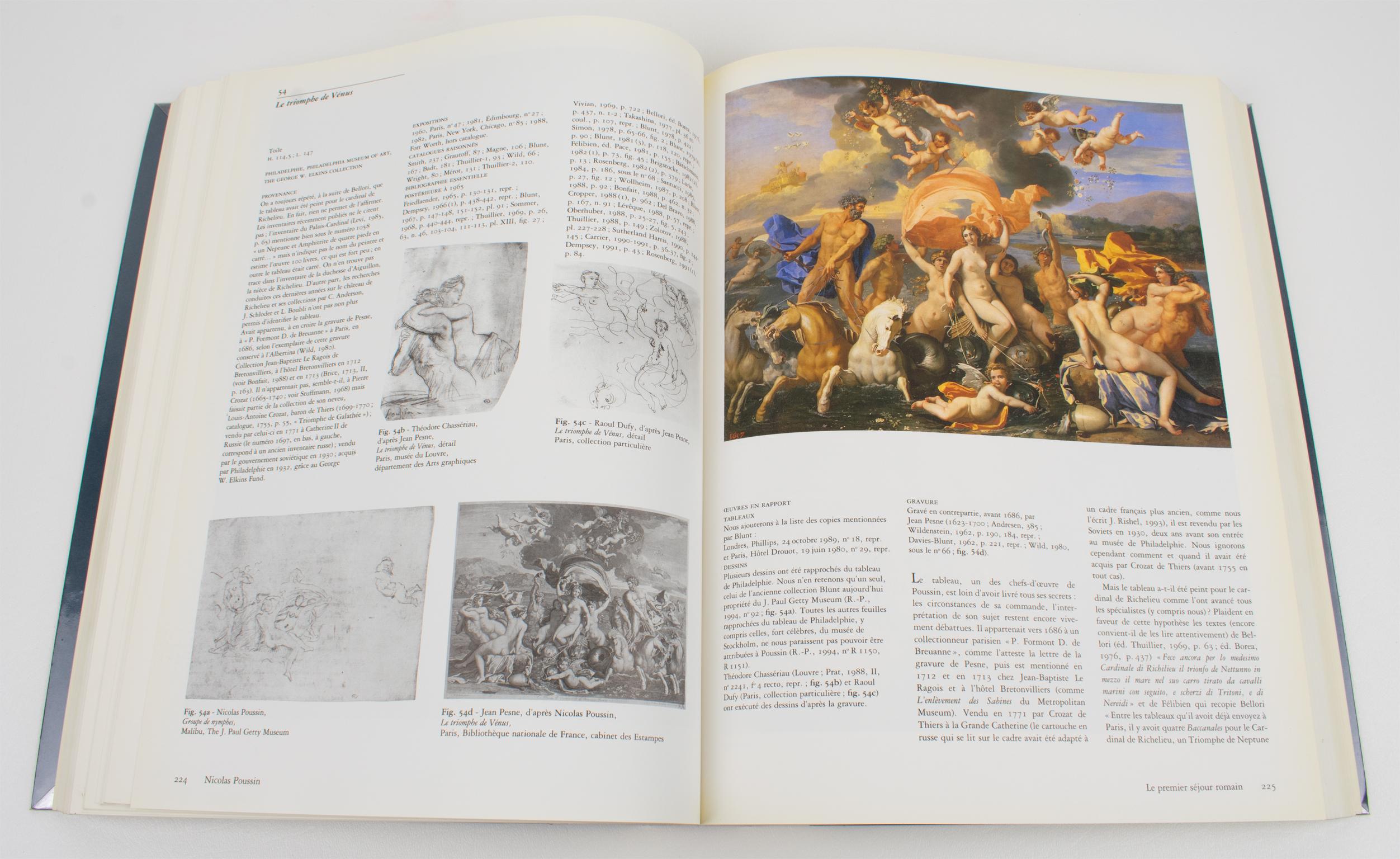 Nicolas Poussin, French Book by Pierre Rosenberg, 1994 For Sale at ...