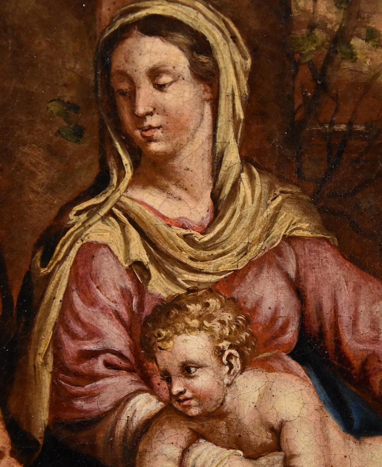Holy Family Poussin Paint Oil on canvas Old master 17th Century ...