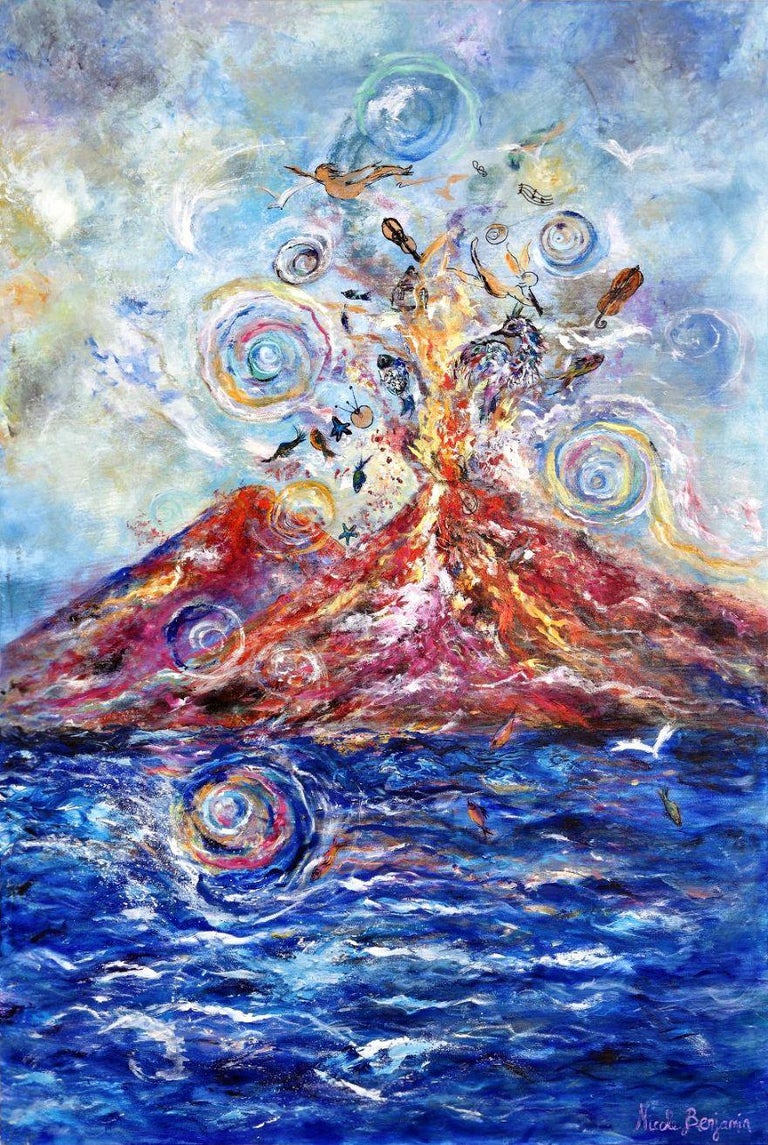 Nicole Benjamin - French Contemporary Art by Nicole Benjamin - Vesuvio ...