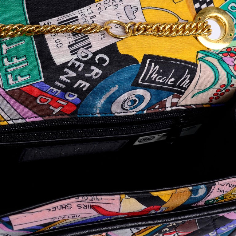 Nicole Miller Shopaholic Rodeo Drive Vintage Handbag W Chain Shoulder ...