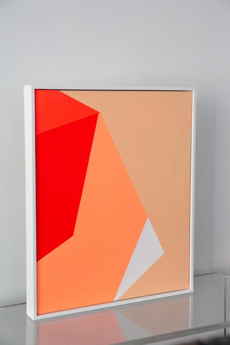 Nicole Yates - Neon Facets 1.1 - FRAMED ORIGINAL at 1stDibs