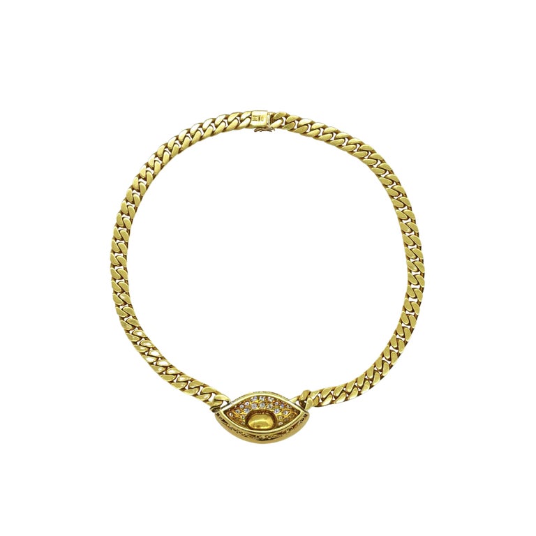 Nicolis Cola Gold Diamond and Ruby Necklace at 1stDibs