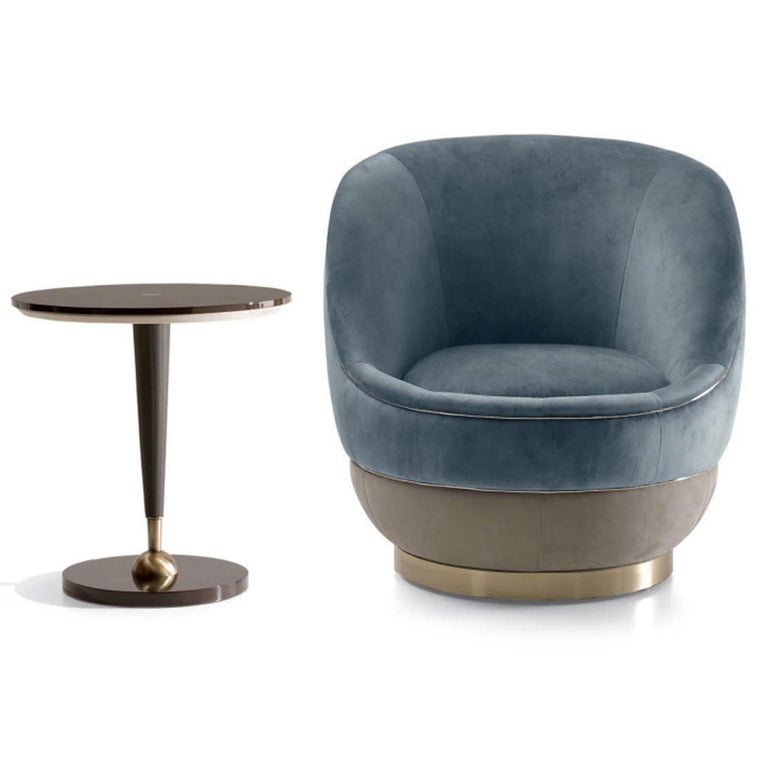 Nido Powder Blue Armchair For Sale at 1stDibs