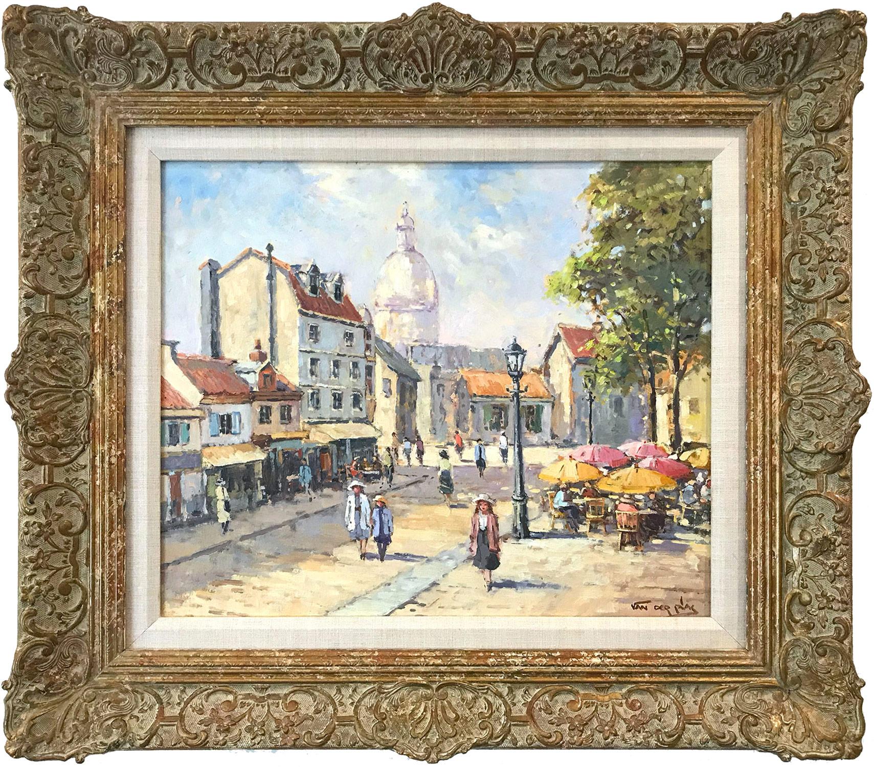 Paul Renard - Parisian Winter Street Scene at 1stDibs
