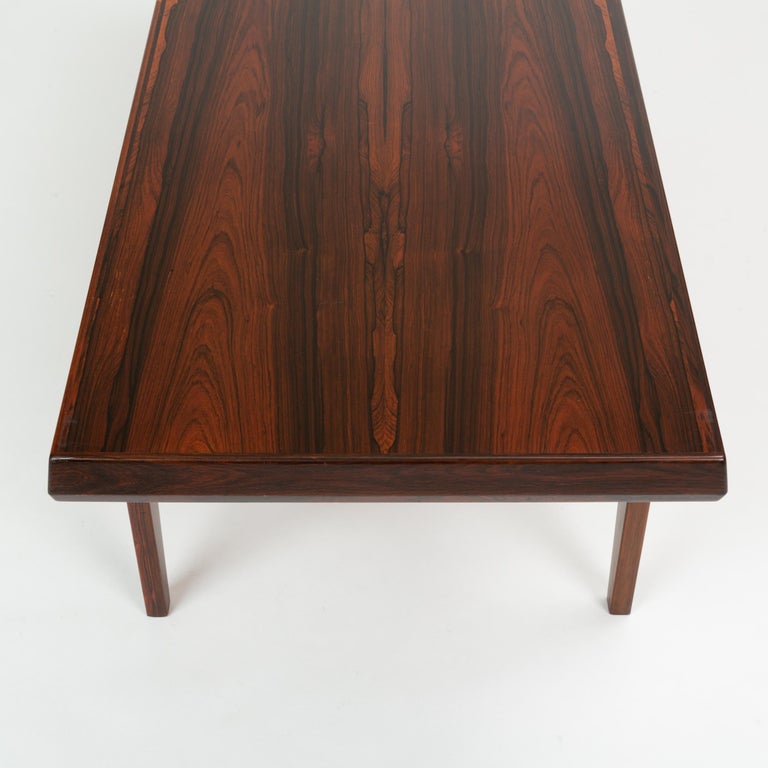 Niels Bach Rosewood Coffee Table For Sale at 1stdibs